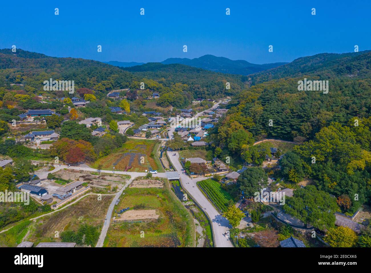 South korea gyeongju yangdong traditional hi-res stock photography and ...