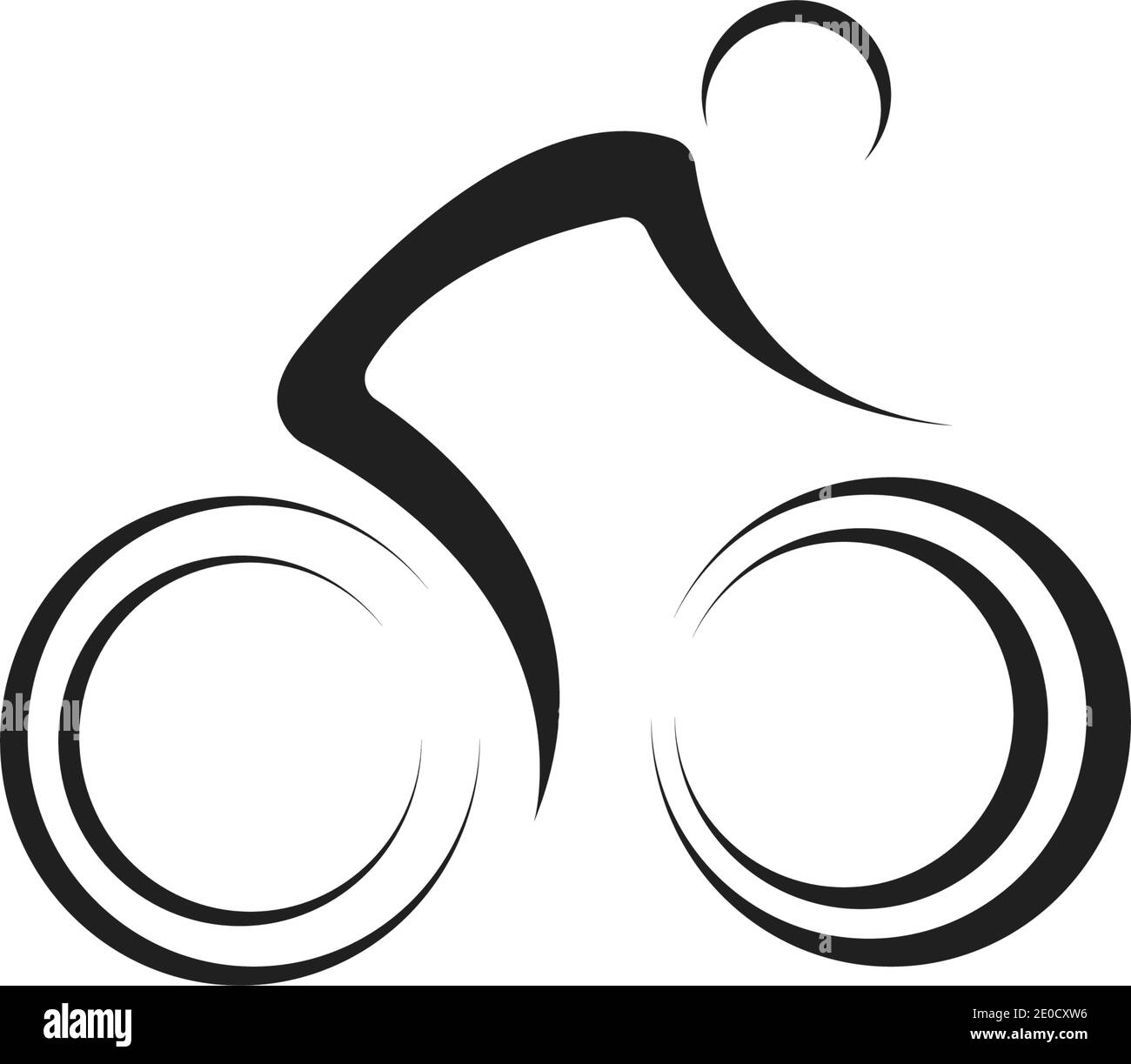 Bicycle logo vector template Stock Vector Image & Art - Alamy