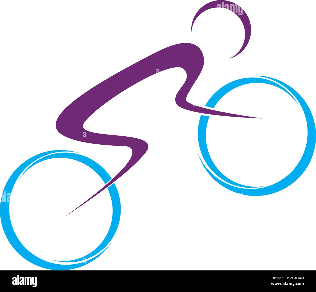 Bicycle logo vector template Stock Vector Image & Art - Alamy