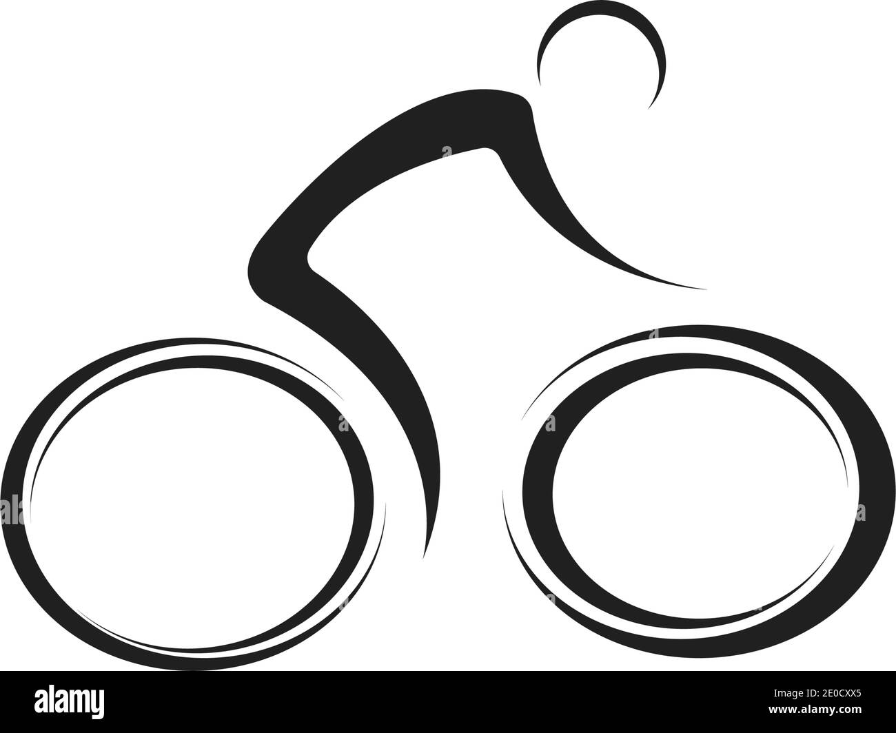 Bicycle logo vector template Stock Vector Image & Art - Alamy