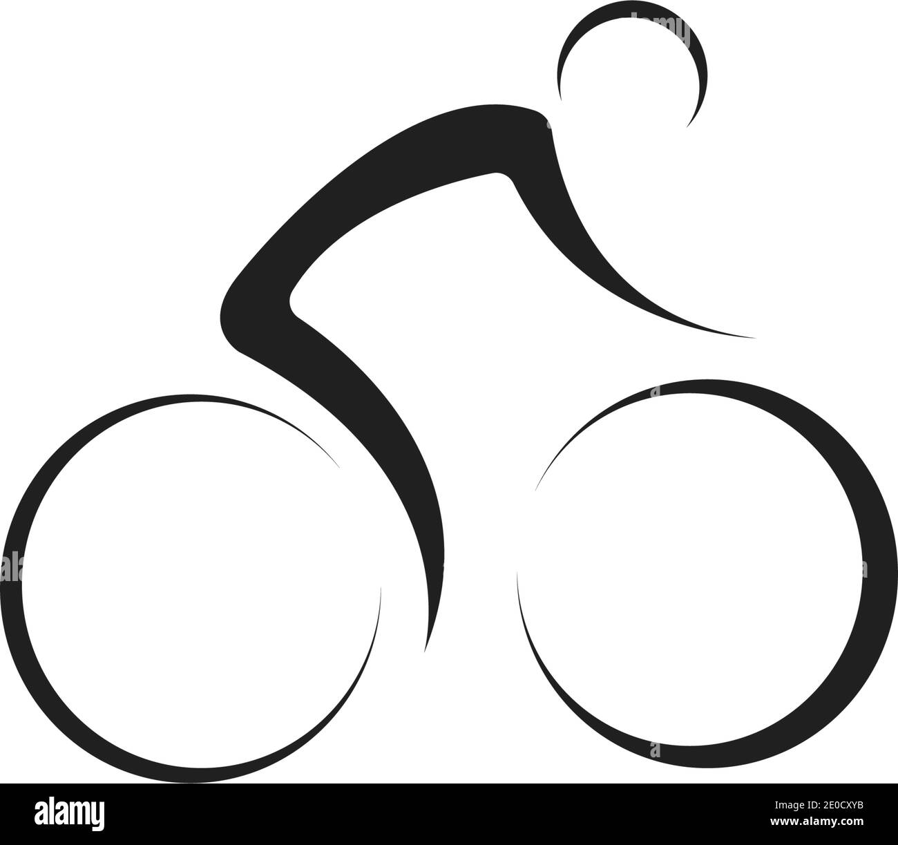 Bicycle logo vector template Stock Vector Image & Art - Alamy
