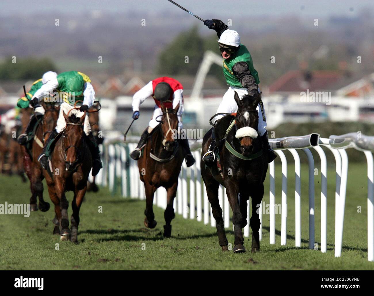 File photo dated 08-04-2006 of Jockey Niall Madden on Numbersixvalverde ...