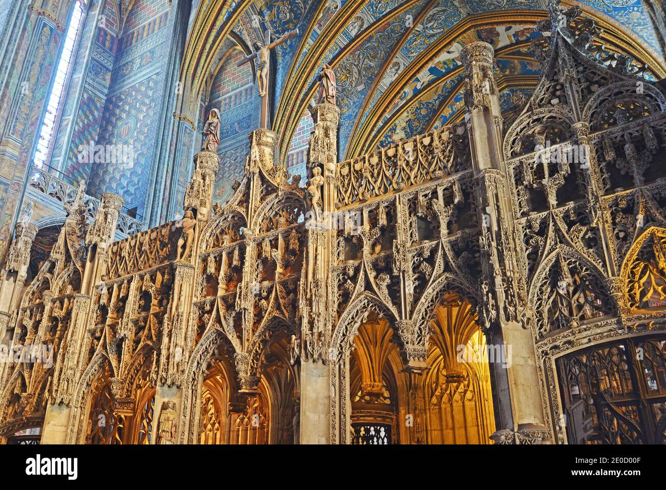 Albi cathedral interior hi-res stock photography and images - Alamy