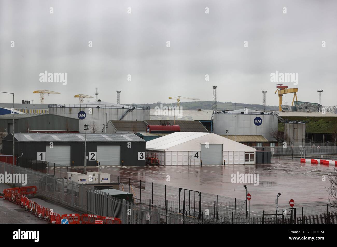 The DAERA site on Drumcrue Street in Belfast, which is one of the sites ...