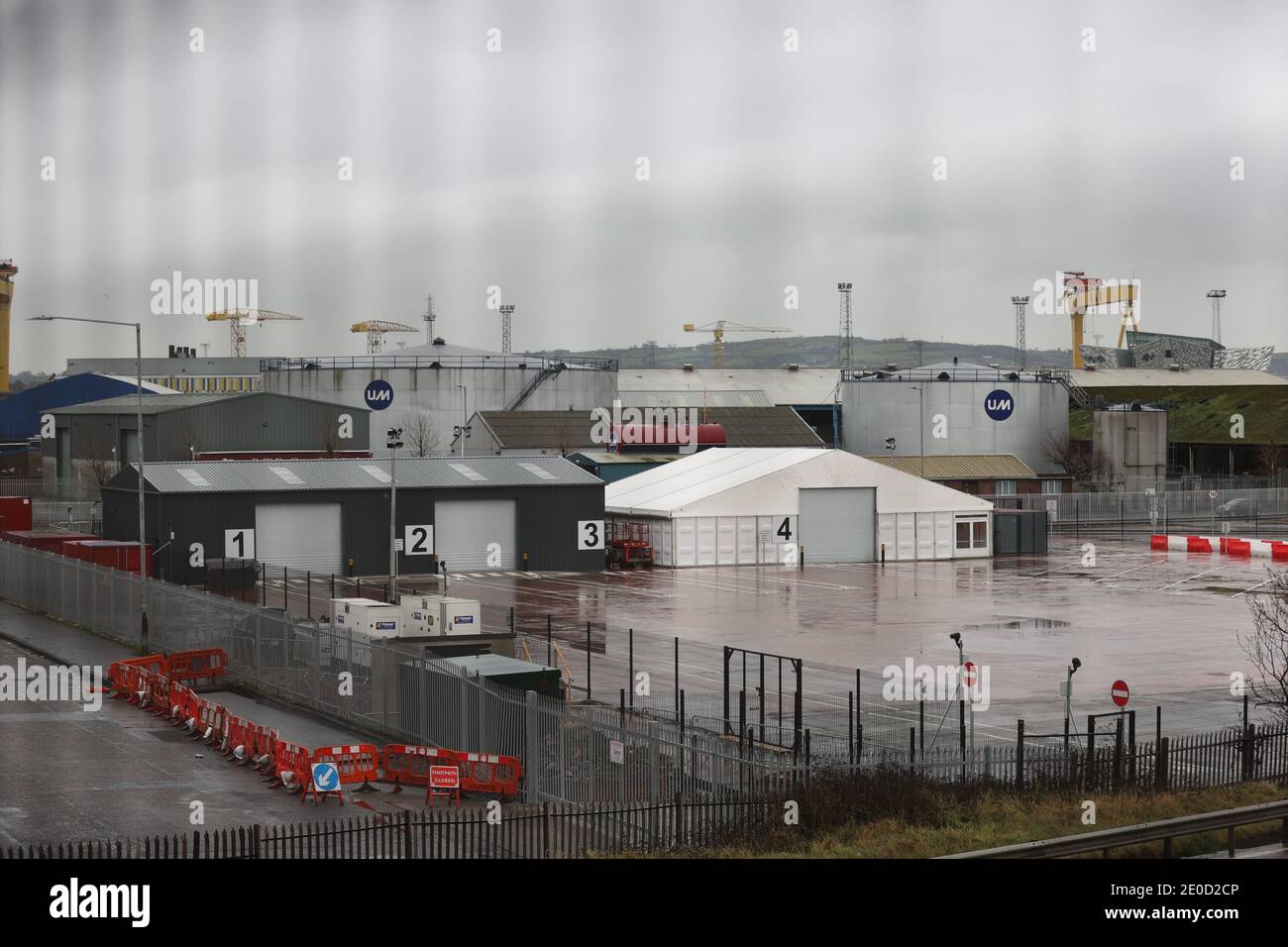 The DAERA site on Drumcrue Street in Belfast, which is one of the sites ...
