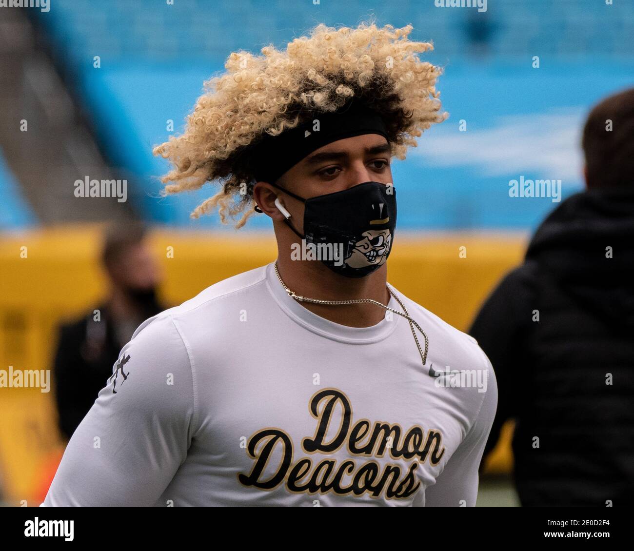 December 30, 2020: Wake Forest DB J.J. Roberts (25) warms up for the ...