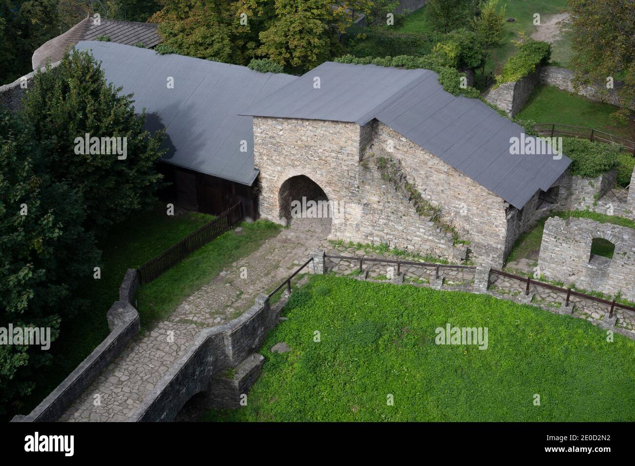 Hukvaldy, Czech Republic / Czechia - old historical fortress ...