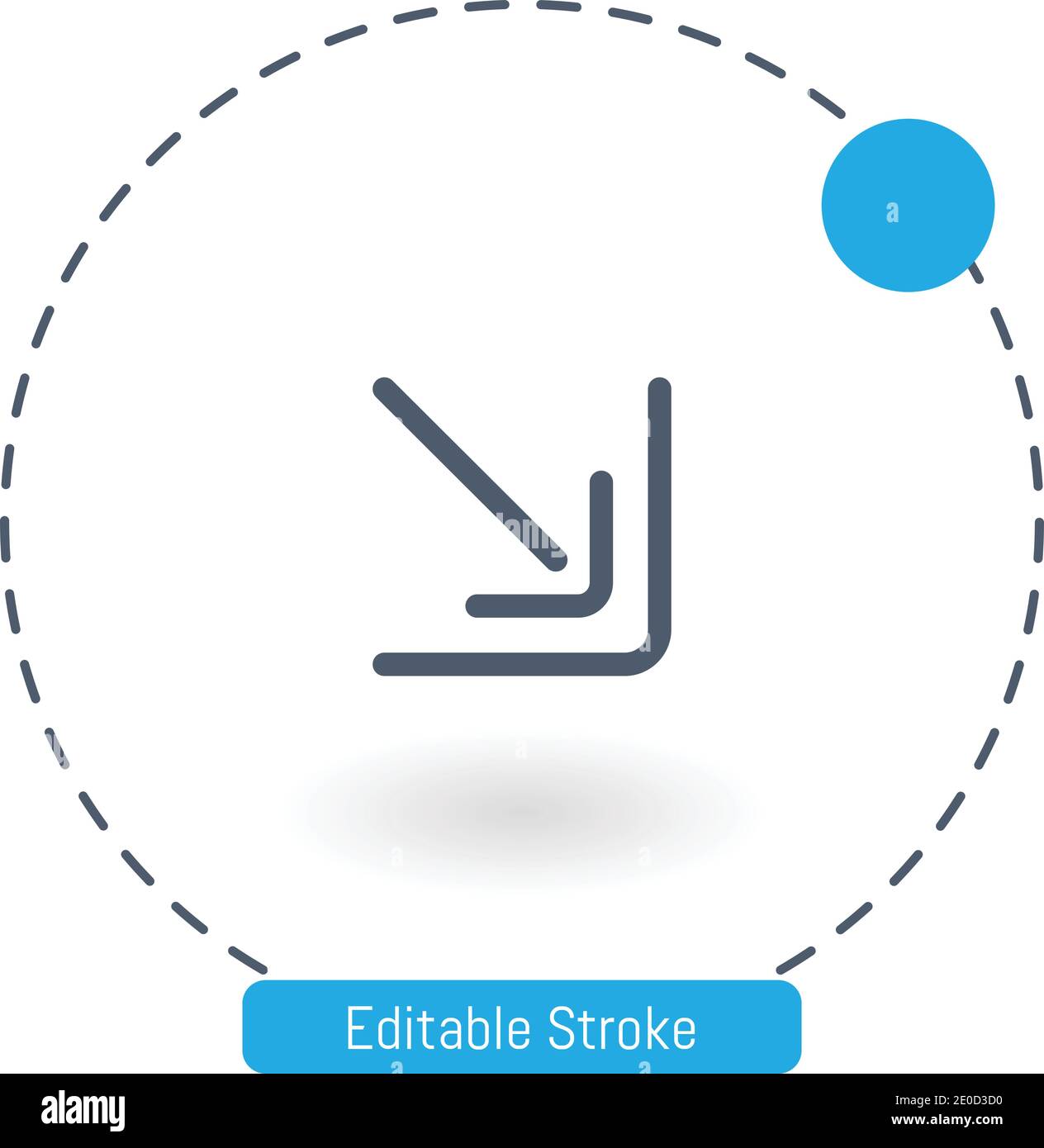 Top left to bottom right Stock Vector Images - Alamy