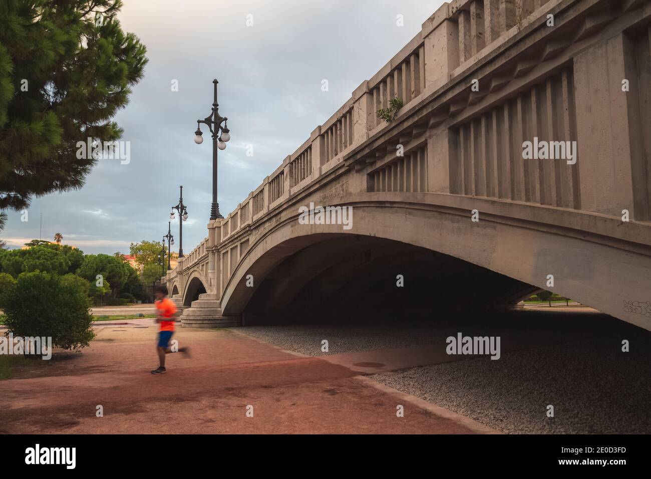 After a severe flood the turia river was diverted and reclaimed as ...
