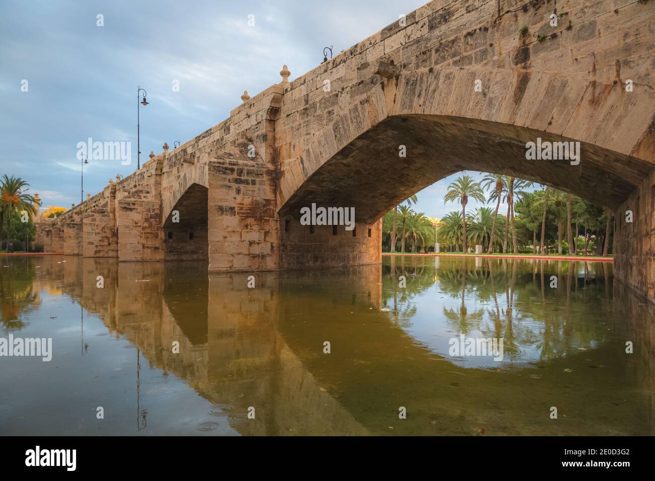 After a severe flood the turia river was diverted and reclaimed as ...