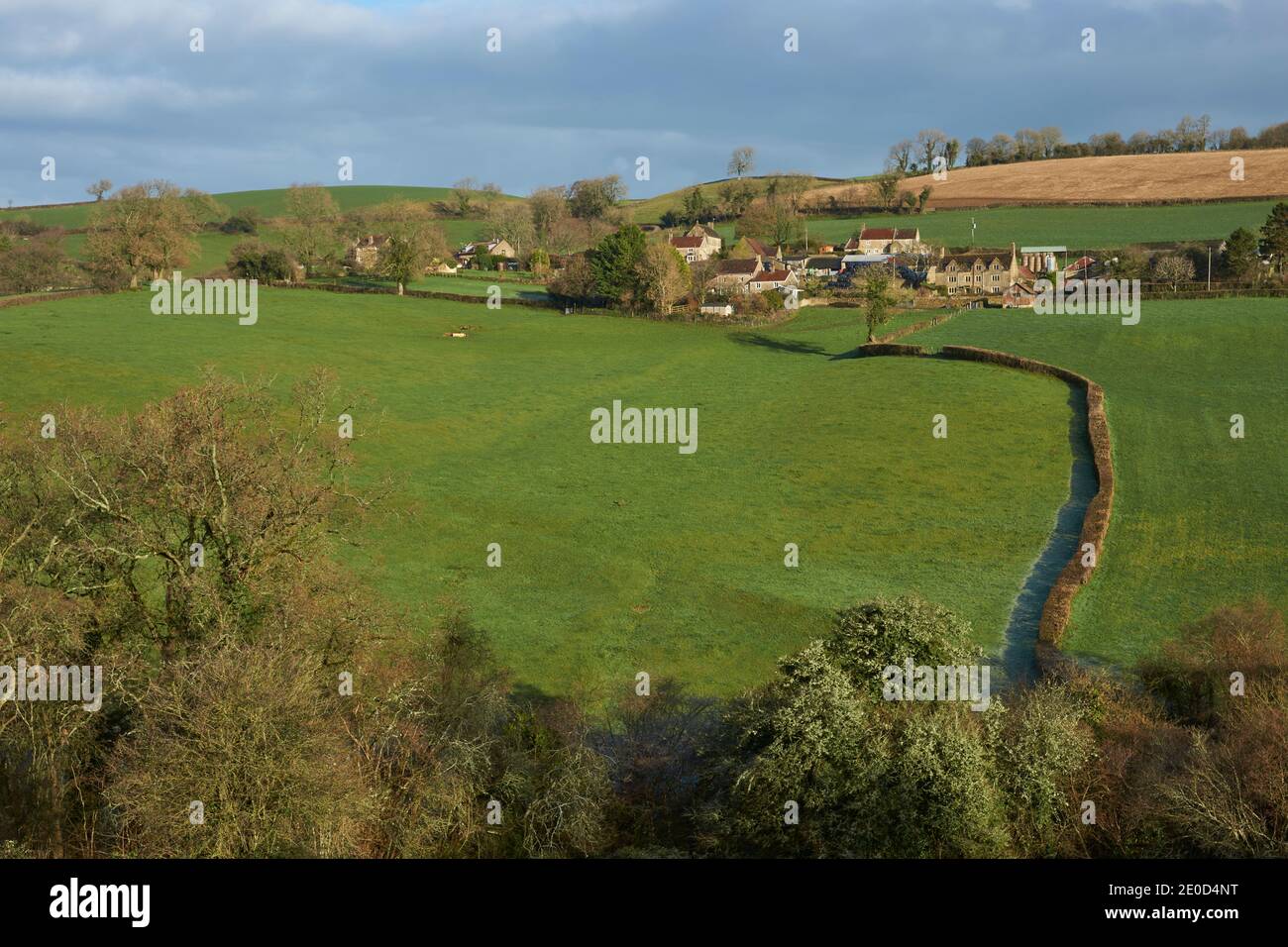Winter in the Woolley Valley, an Area of Outstanding Natural Beauty in ...