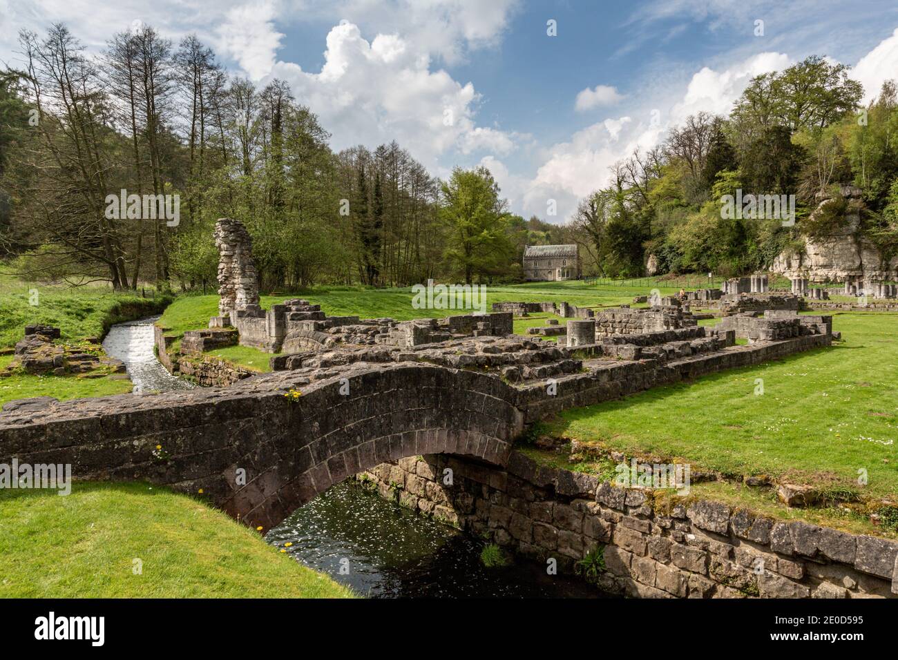 The ruins of Roche Abbey Cistercian monastery, Maltby near Rotherham ...