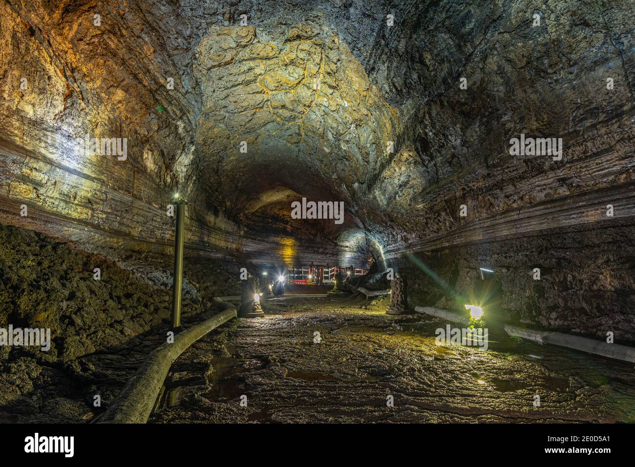 Manjanggul Cave at Jeju island, Republic of Korea Stock Photo - Alamy