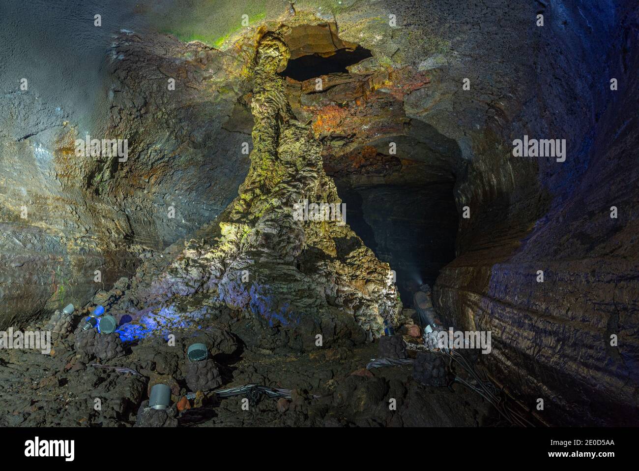 Manjanggul Cave at Jeju island, Republic of Korea Stock Photo - Alamy