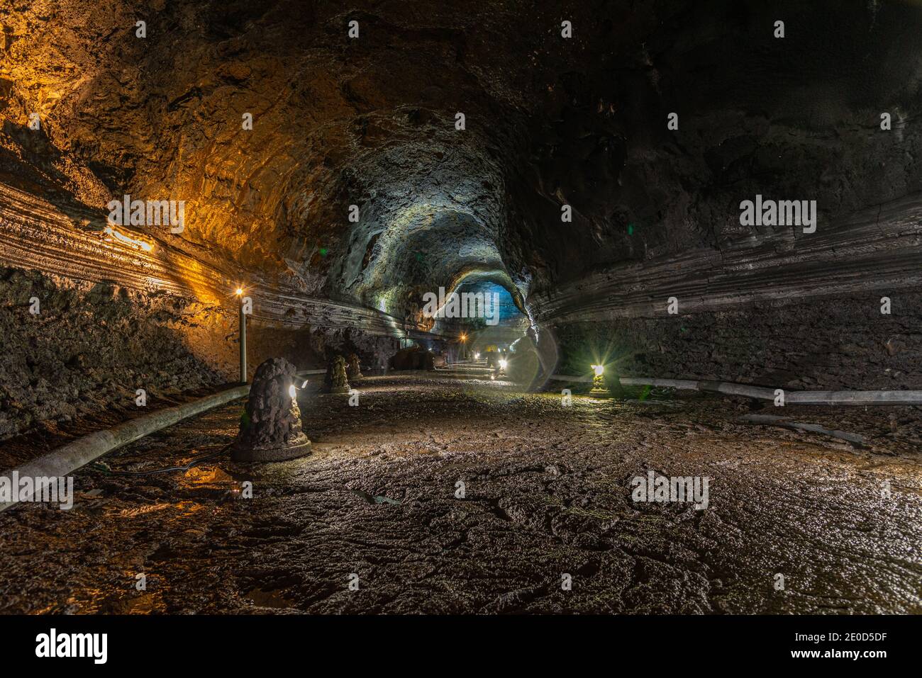 Manjanggul Cave at Jeju island, Republic of Korea Stock Photo - Alamy