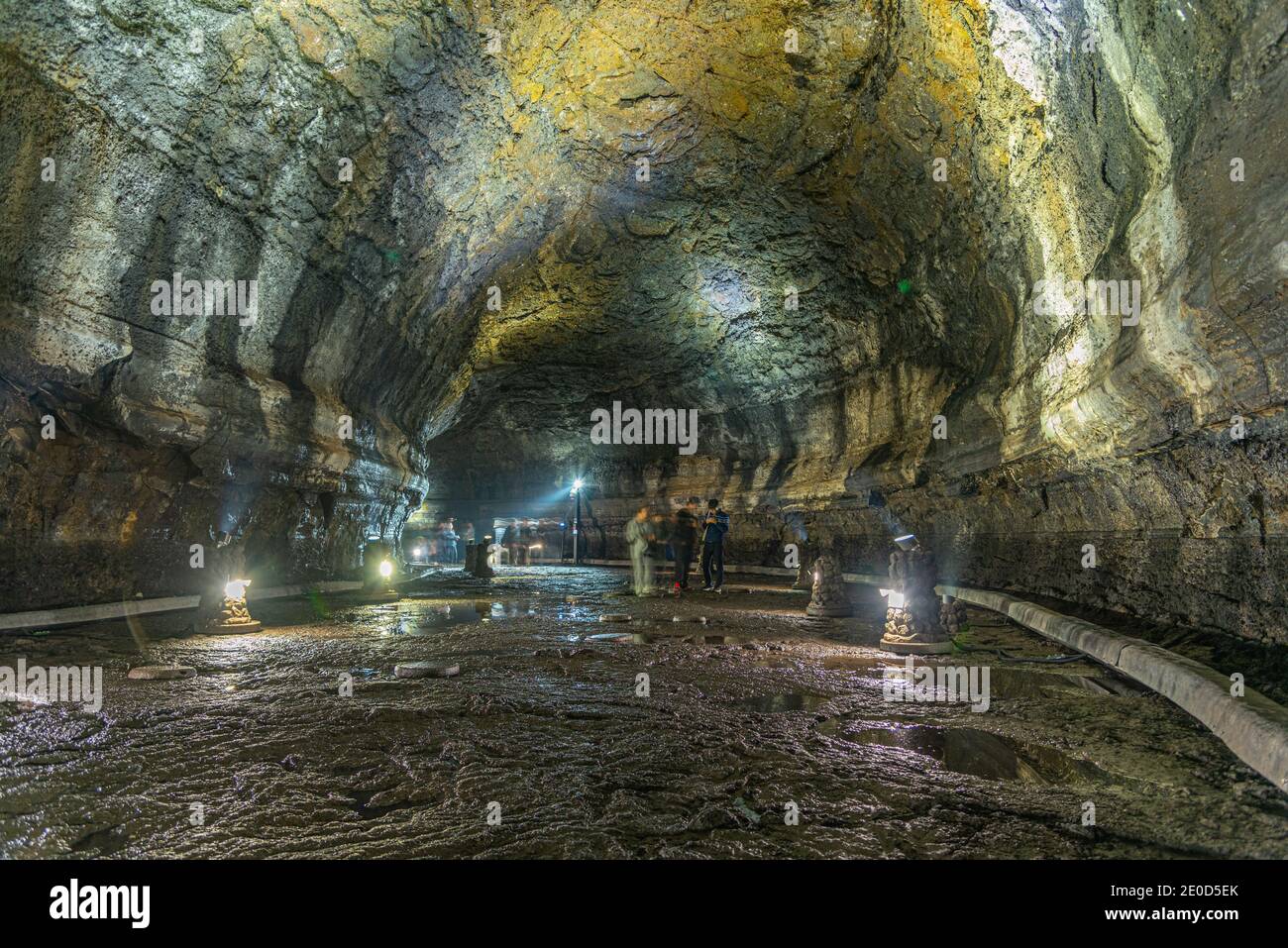 Manjanggul Cave at Jeju island, Republic of Korea Stock Photo - Alamy