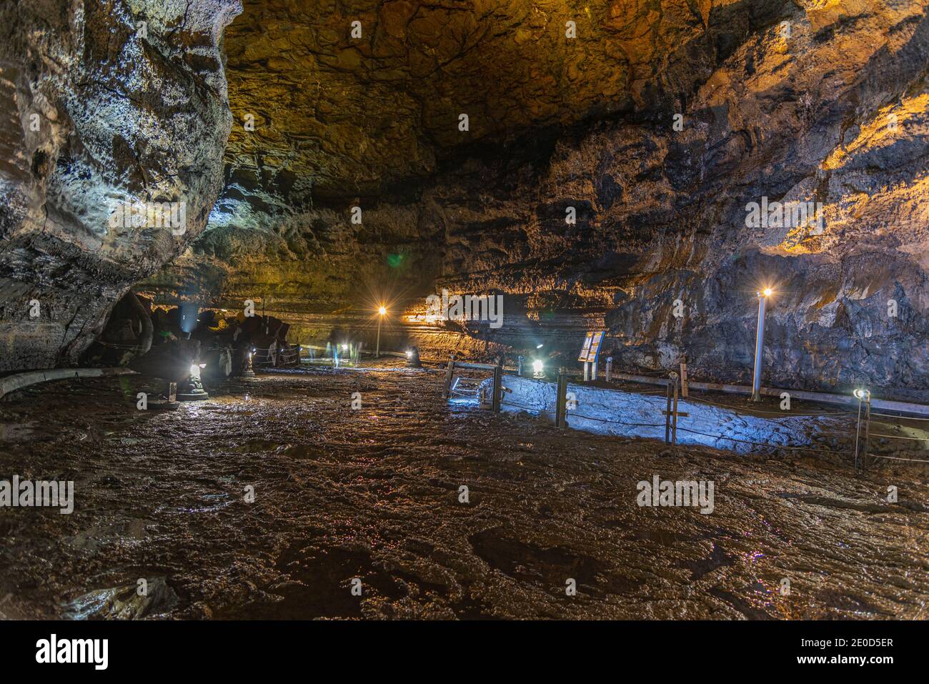 Manjanggul Cave at Jeju island, Republic of Korea Stock Photo - Alamy