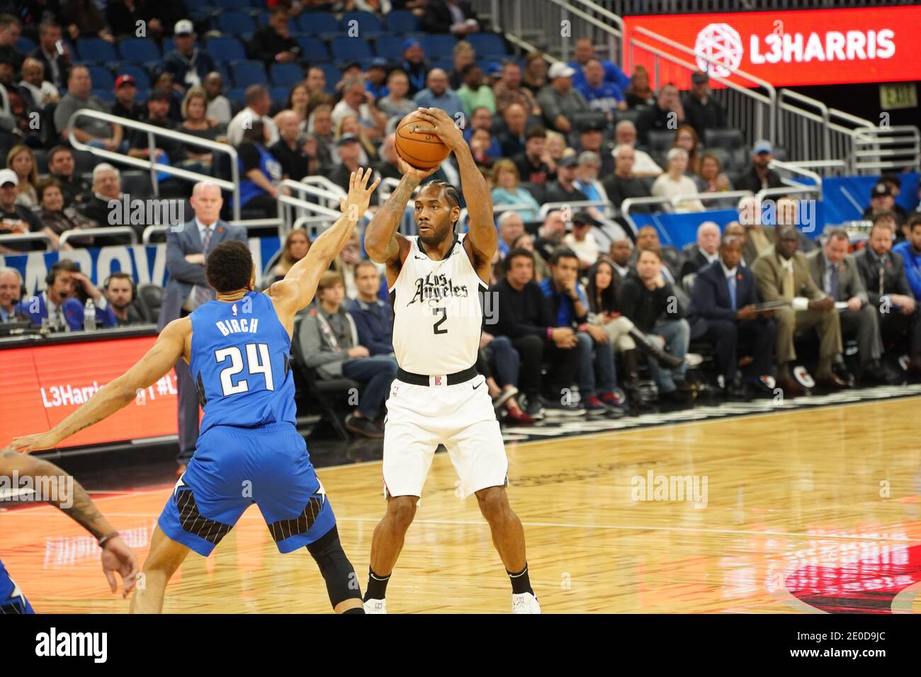 Orlando Magic host the LA Clippers at the Amway Center in Orlando ...