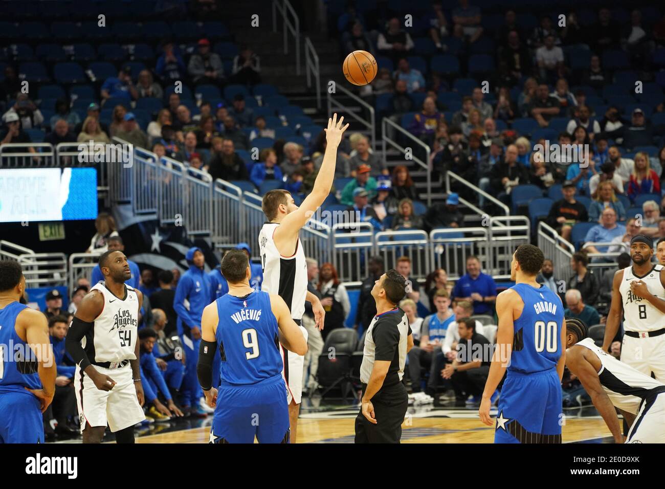 Orlando Magic host the LA Clippers at the Amway Center in Orlando ...