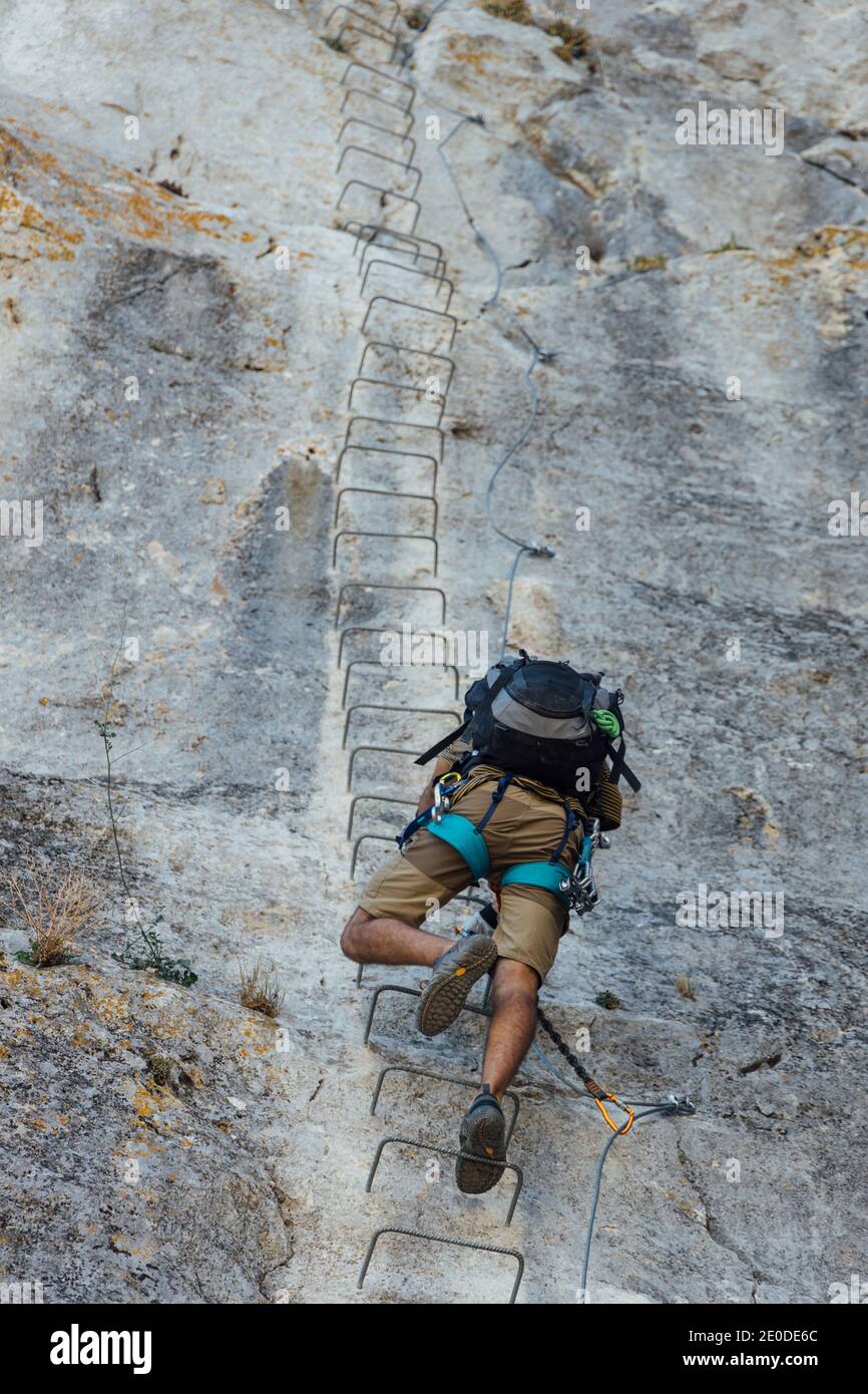 Rocky Climbing Steps