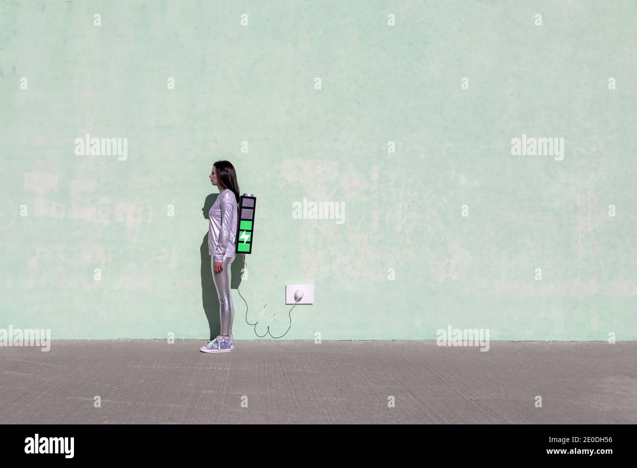 Phone charger backpack hi-res stock photography and images - Alamy