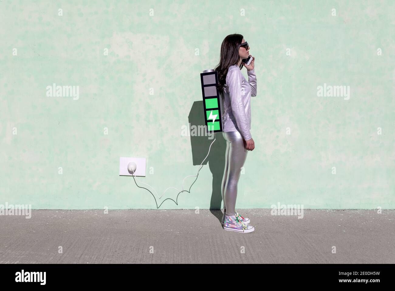 Phone charger backpack hi-res stock photography and images - Alamy