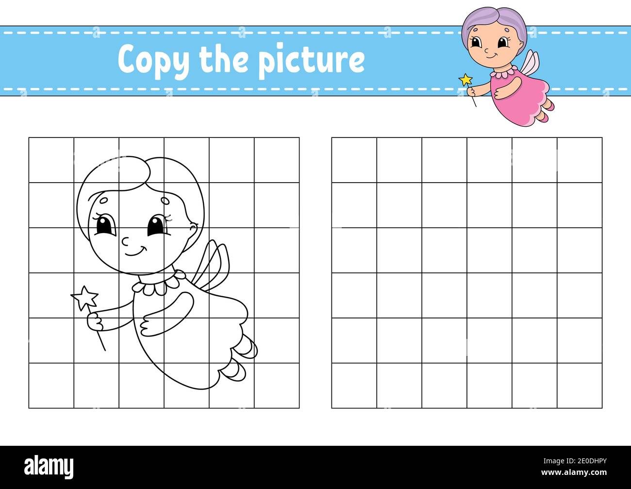 Copy the picture. Coloring book pages for kids. Education developing ...