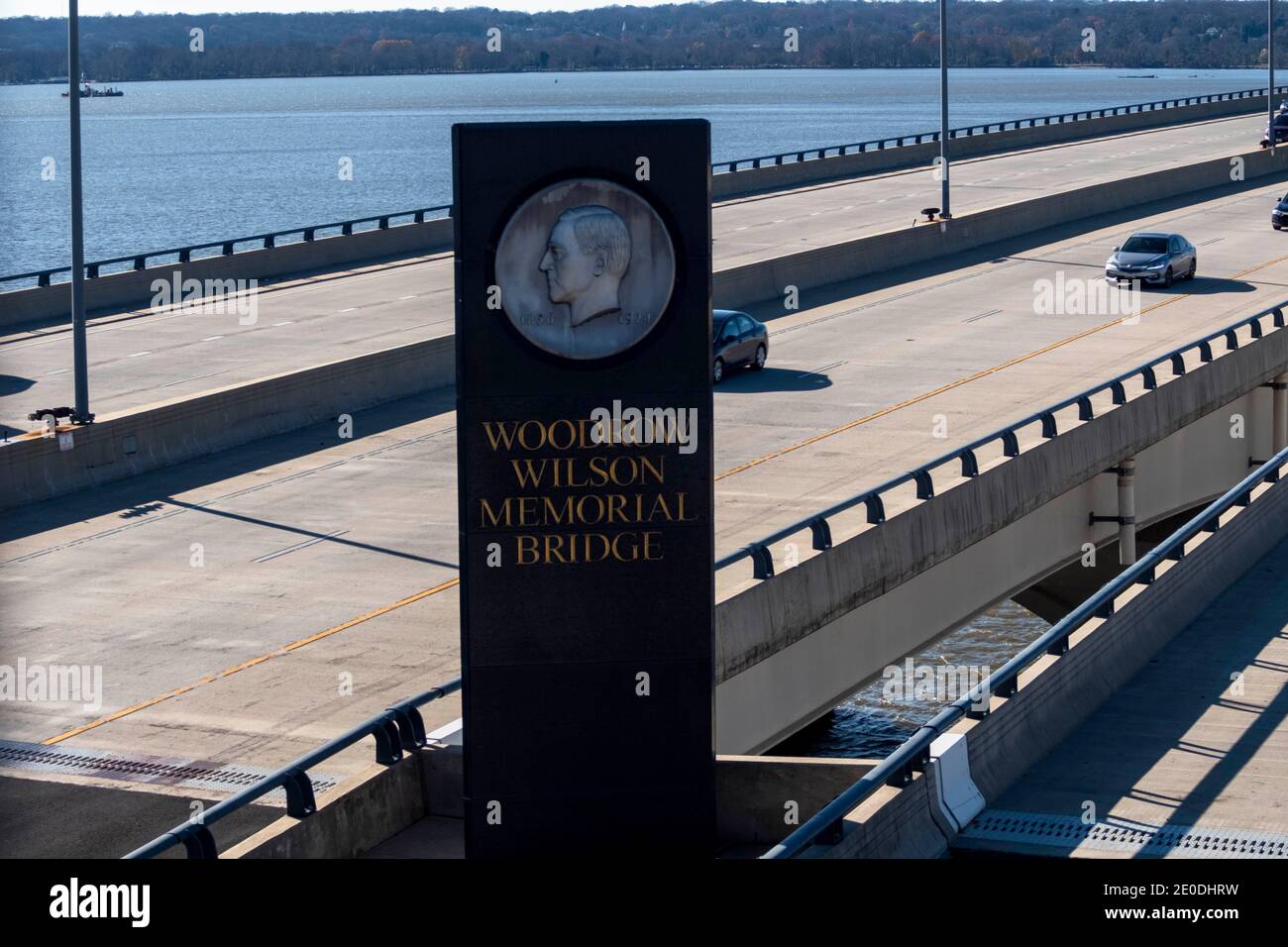 Woodrow Wilson Bridge Stock Photo - Alamy
