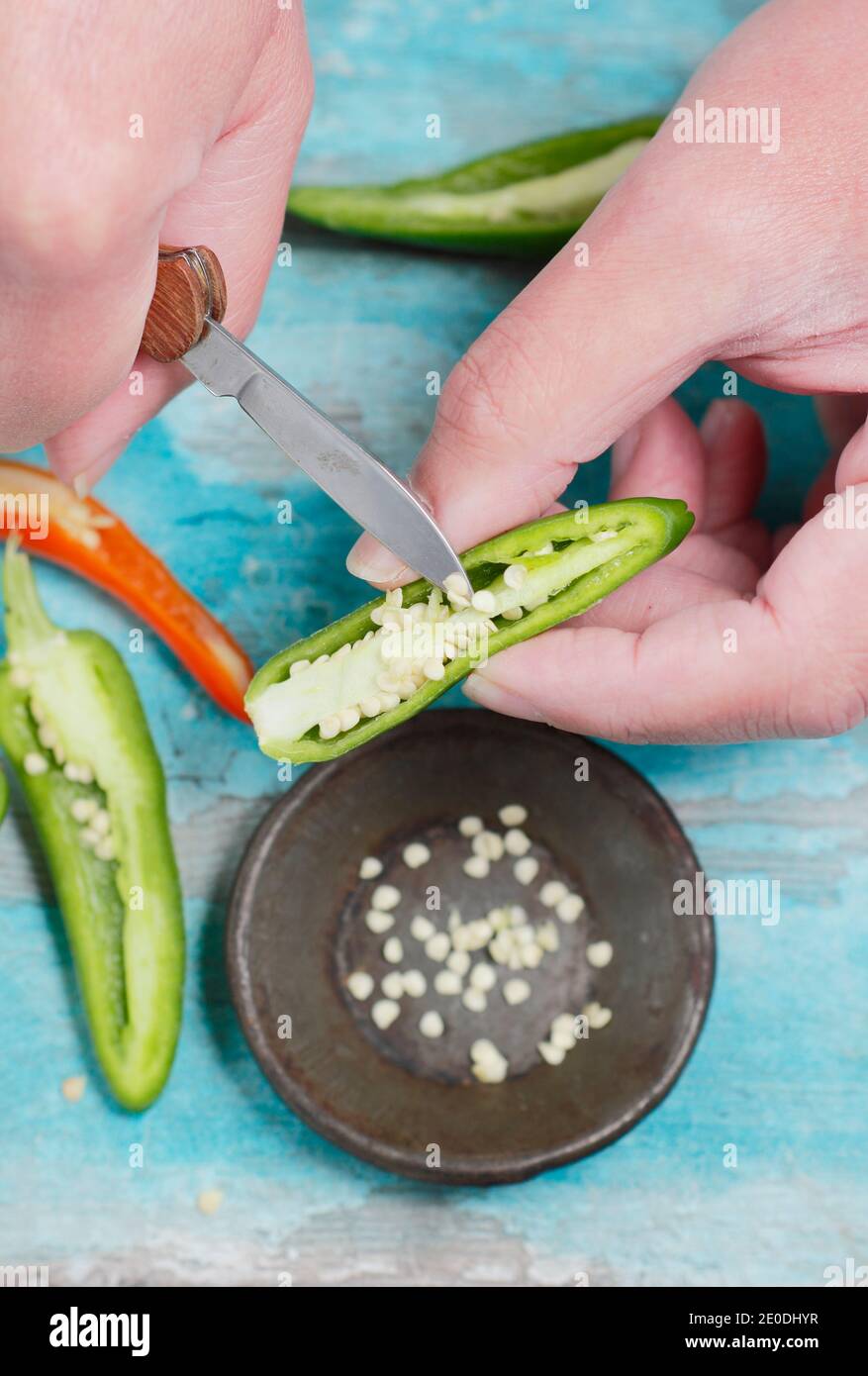 Saving chilli seed hi-res stock photography and images - Alamy
