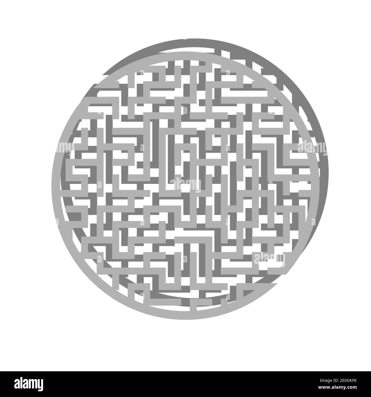 Difficult big maze. Game for kids and adults. Puzzle for children ...