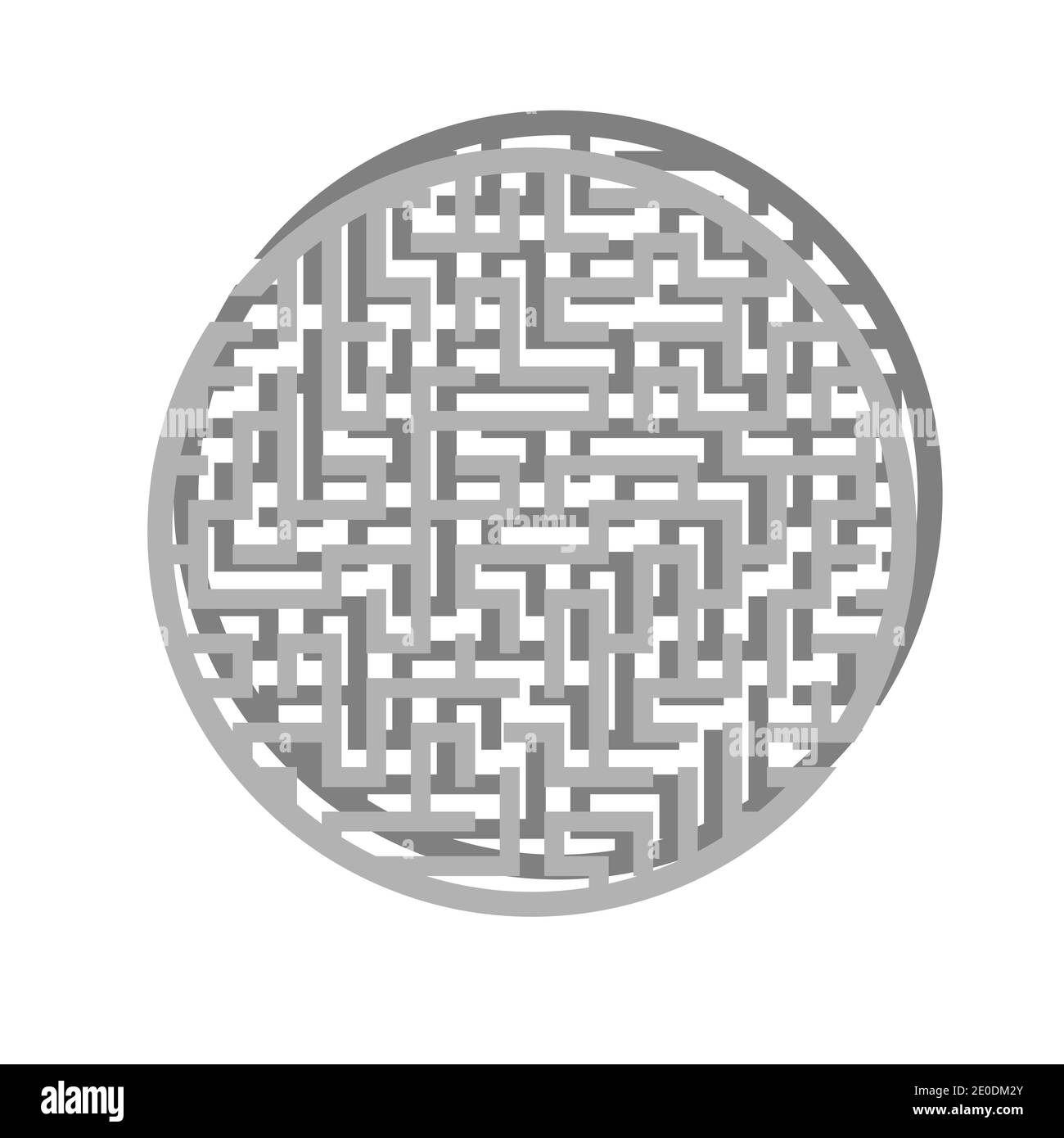 Difficult big maze. Game for kids and adults. Puzzle for children ...