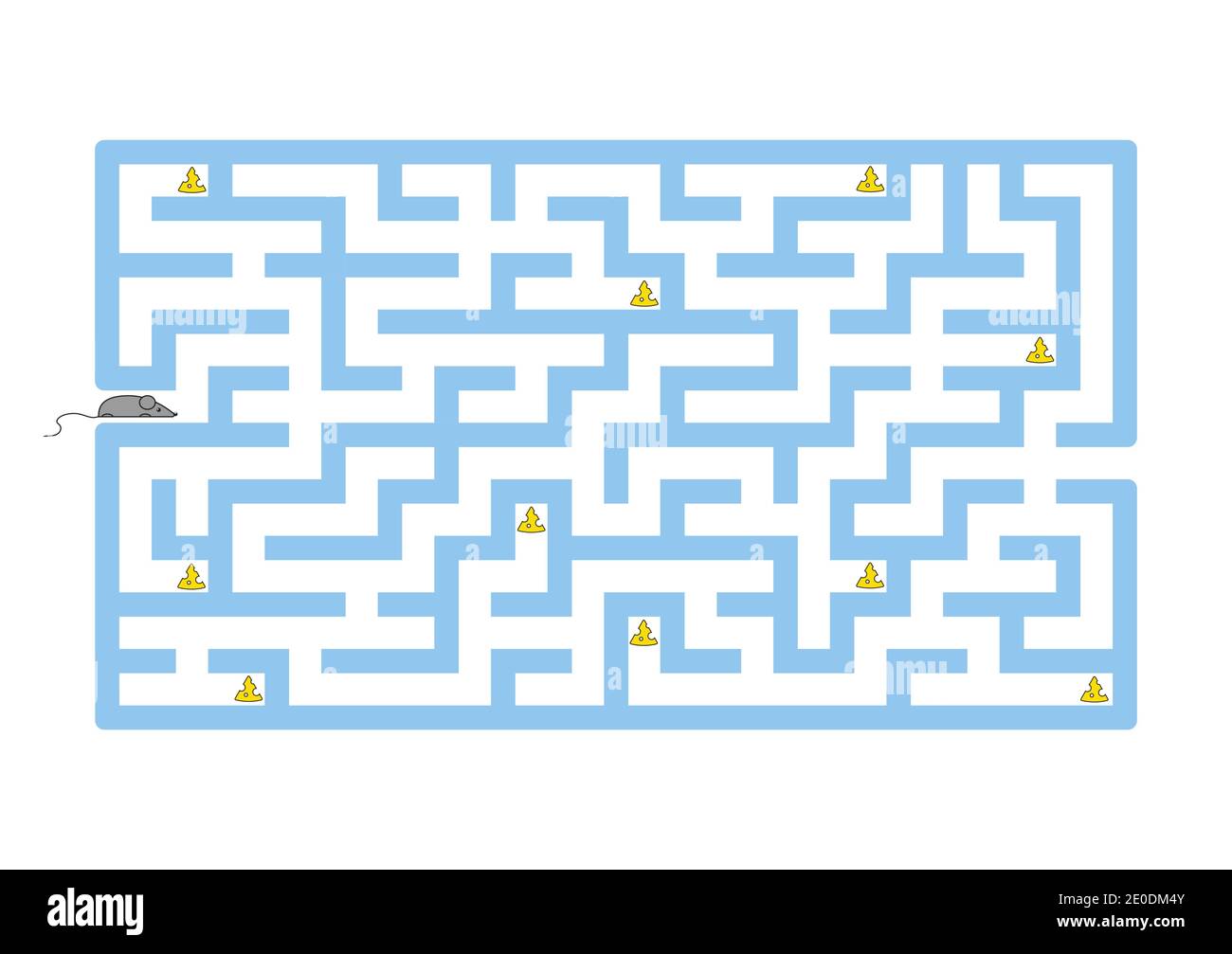 Funny maze. Game for kids. Puzzle for children. Cartoon style ...