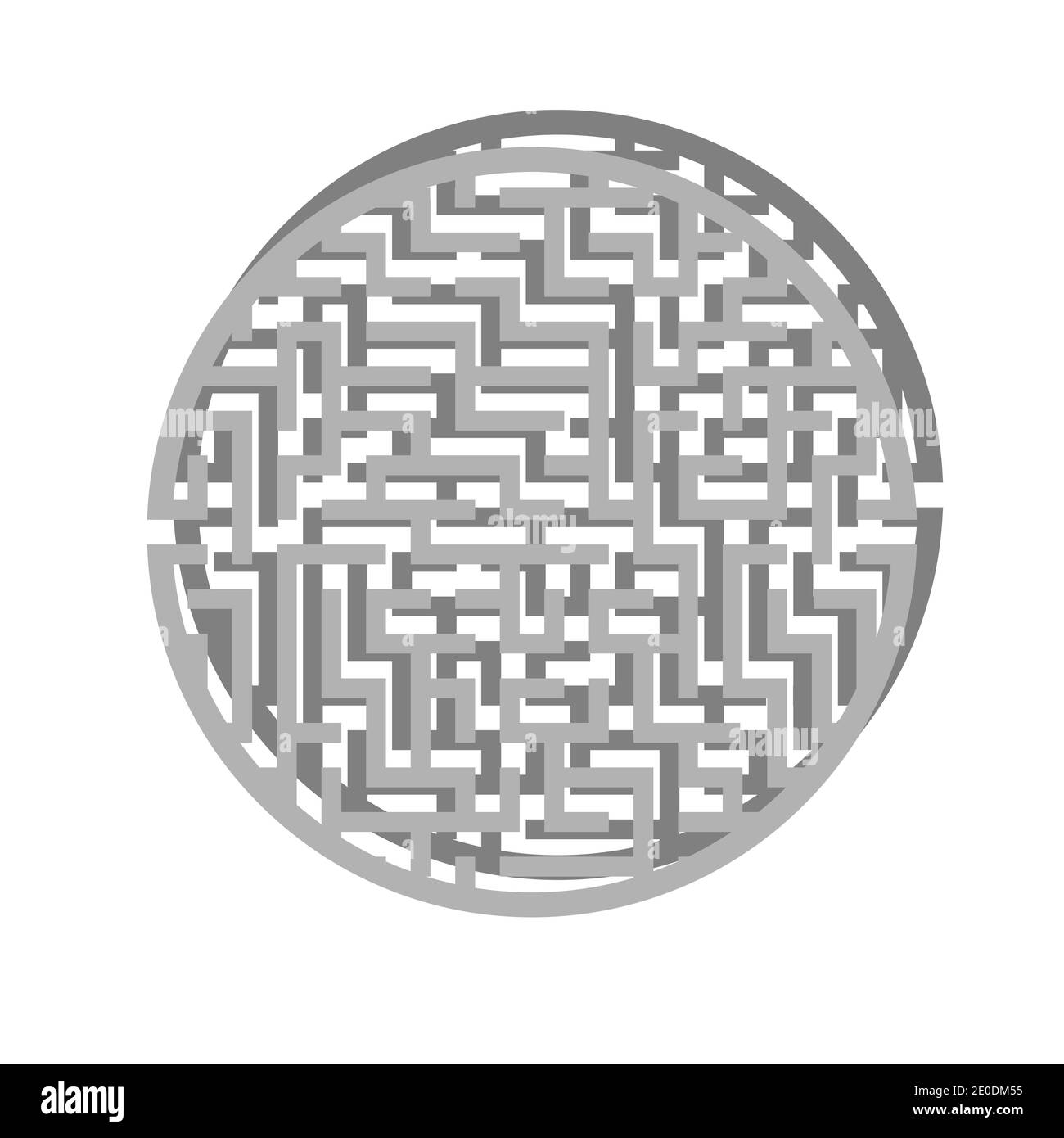 Difficult big maze. Game for kids and adults. Puzzle for children ...