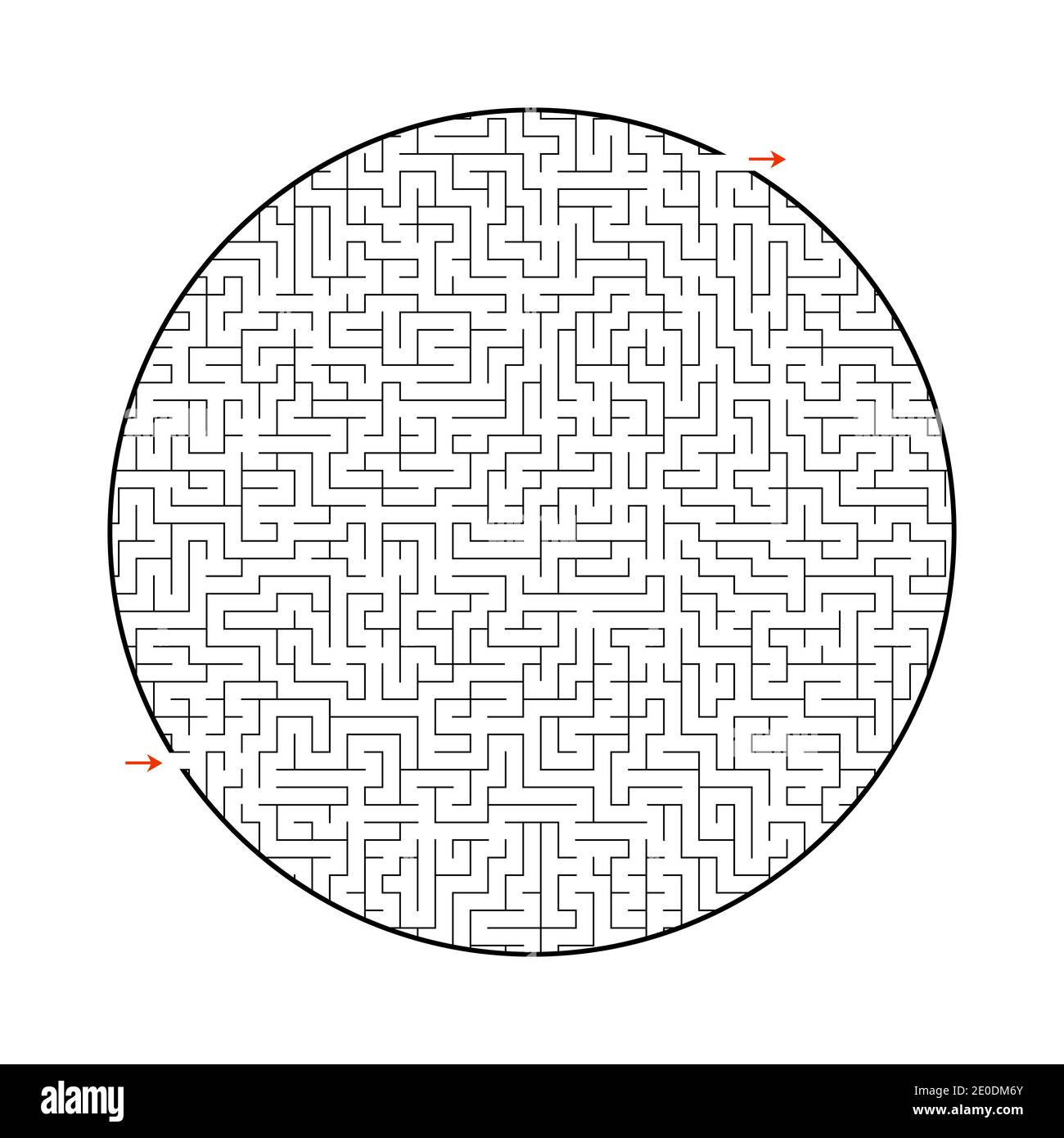 Difficult big maze. Game for kids and adults. Puzzle for children ...