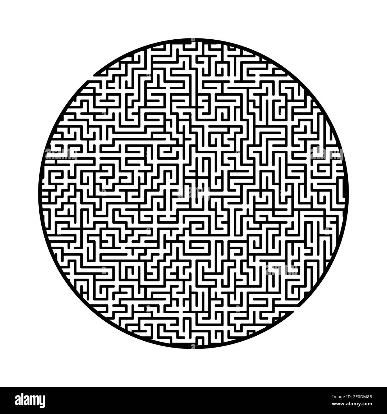 Difficult big maze. Game for kids and adults. Puzzle for children ...