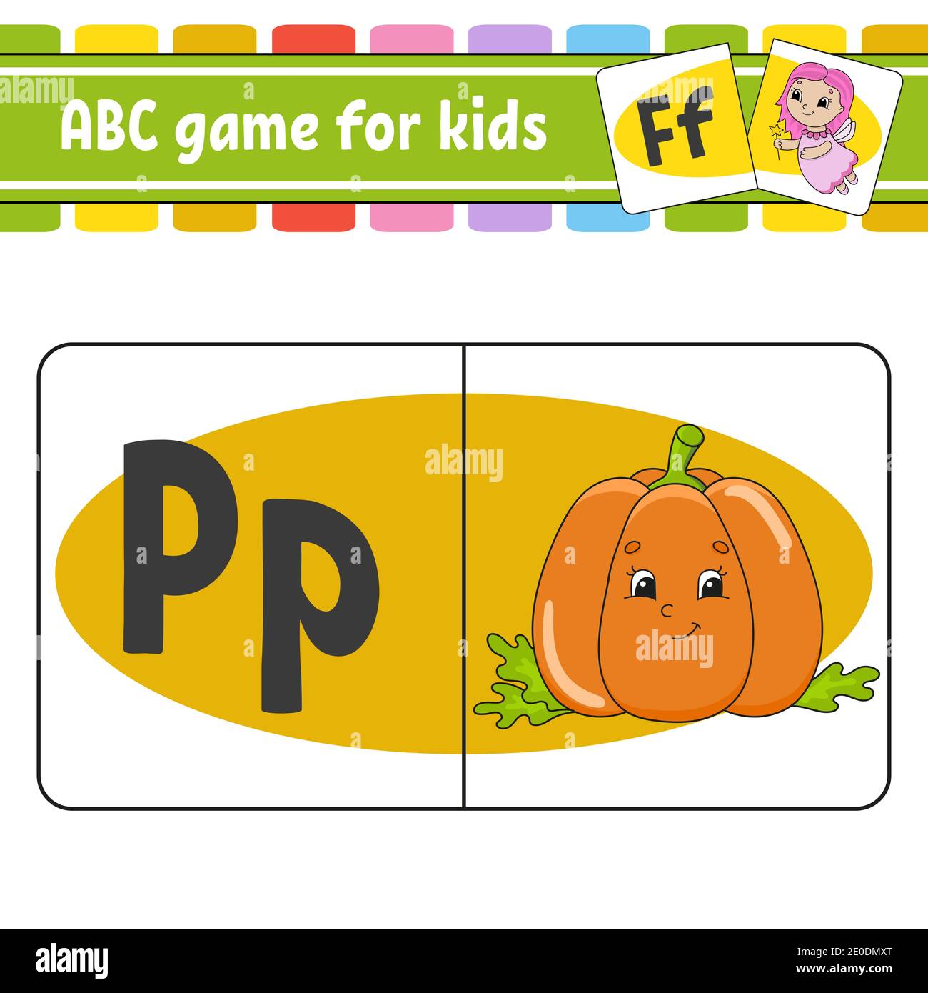 ABC flash cards. Alphabet for kids. Learning letters. Education ...