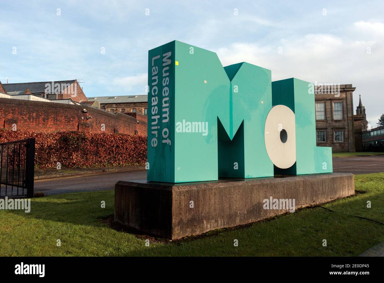 Museum of Lancashire sign. Stanley Street, Preston Stock Photo - Alamy