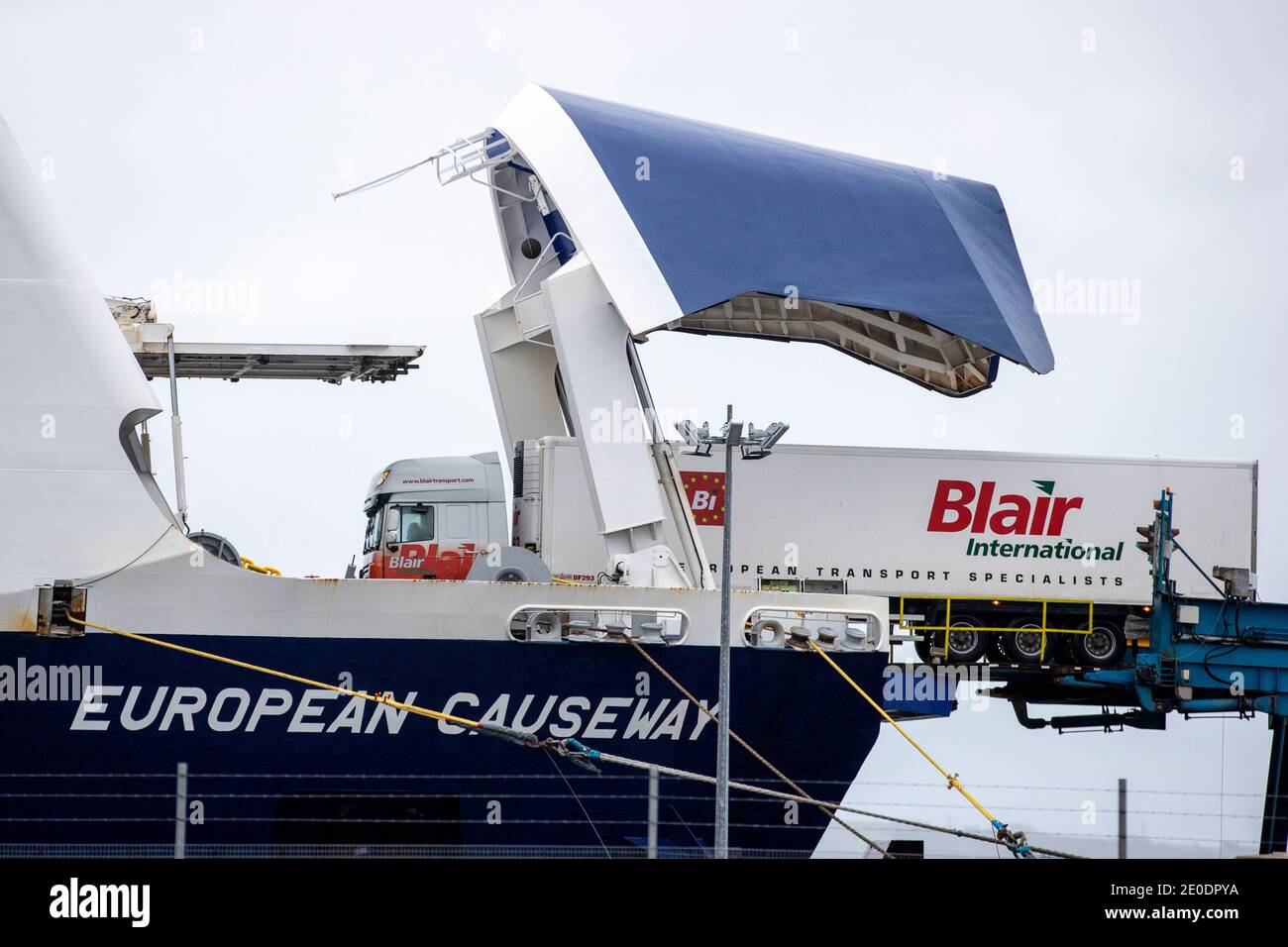 European causeway ferry hi-res stock photography and images - Alamy