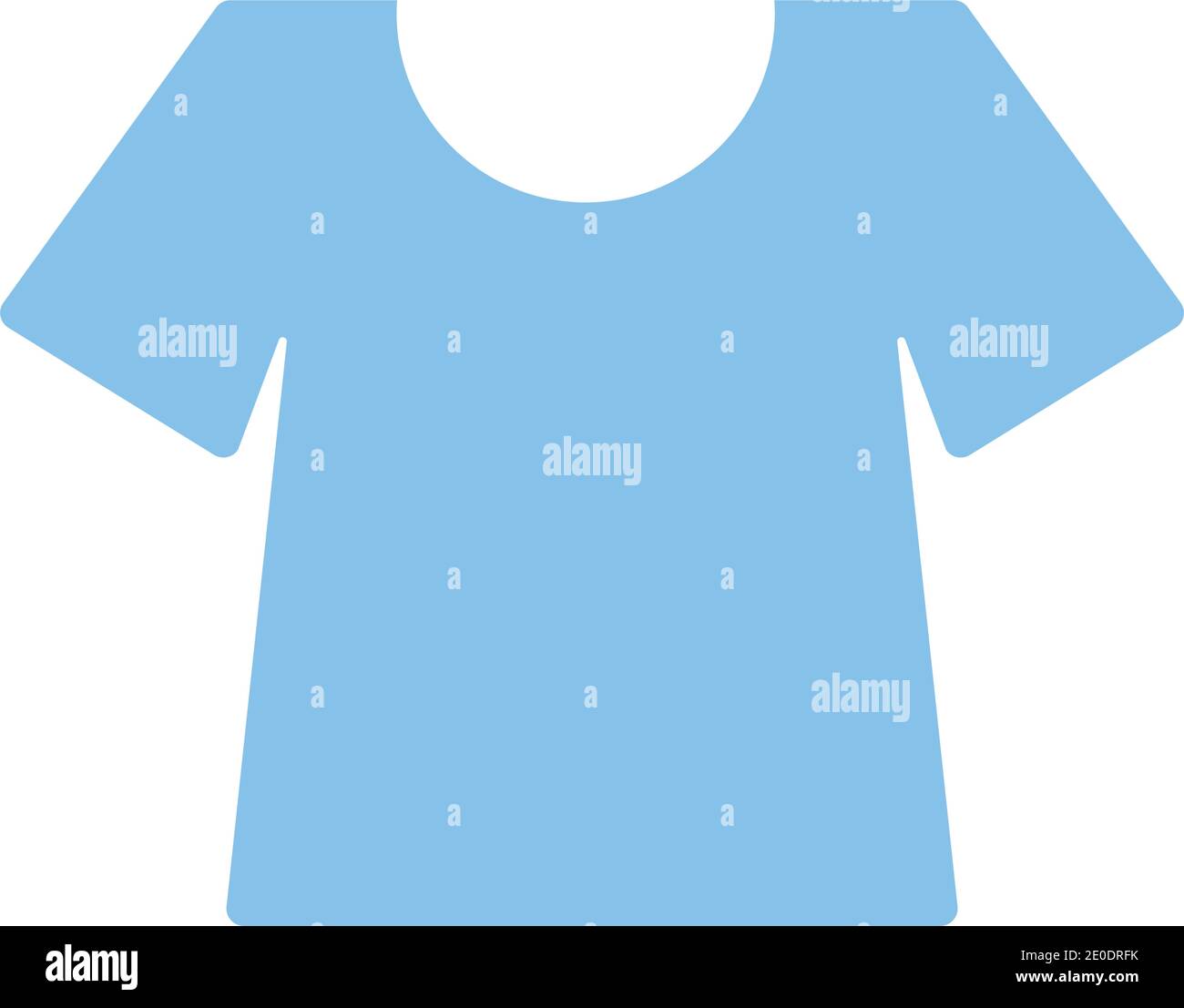 shirt with a blue color Stock Vector Image & Art - Alamy