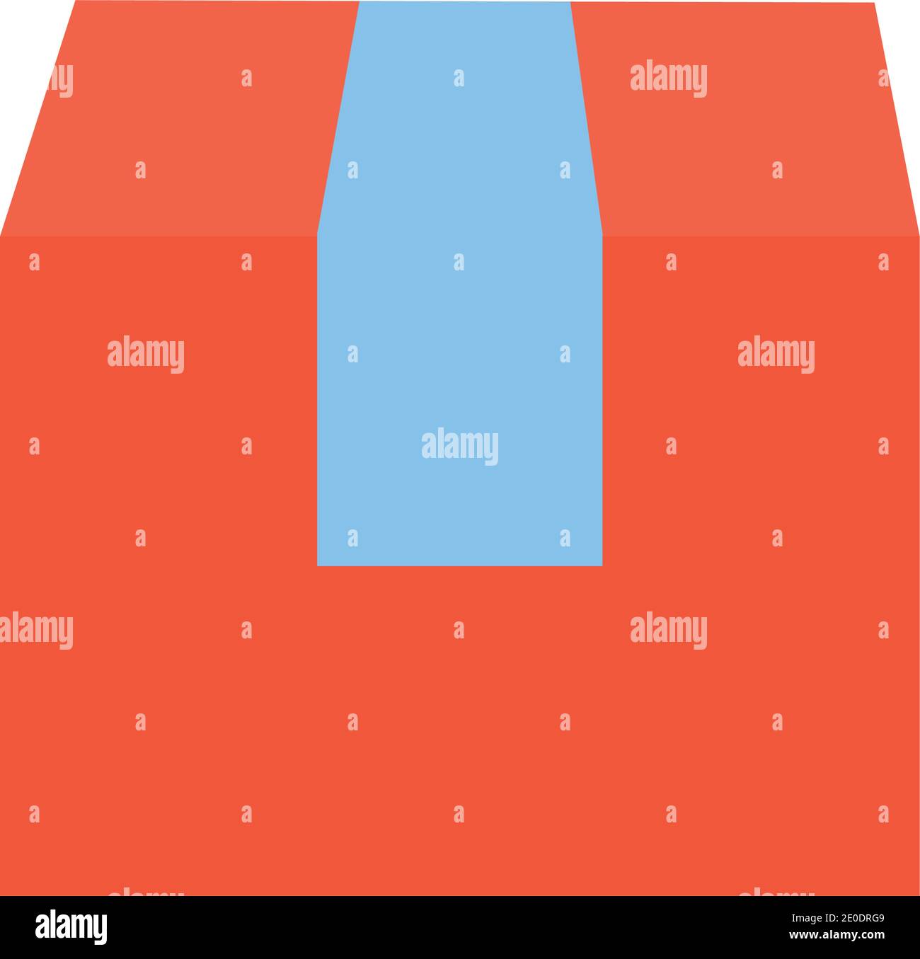 box with a red color Stock Vector Image & Art - Alamy