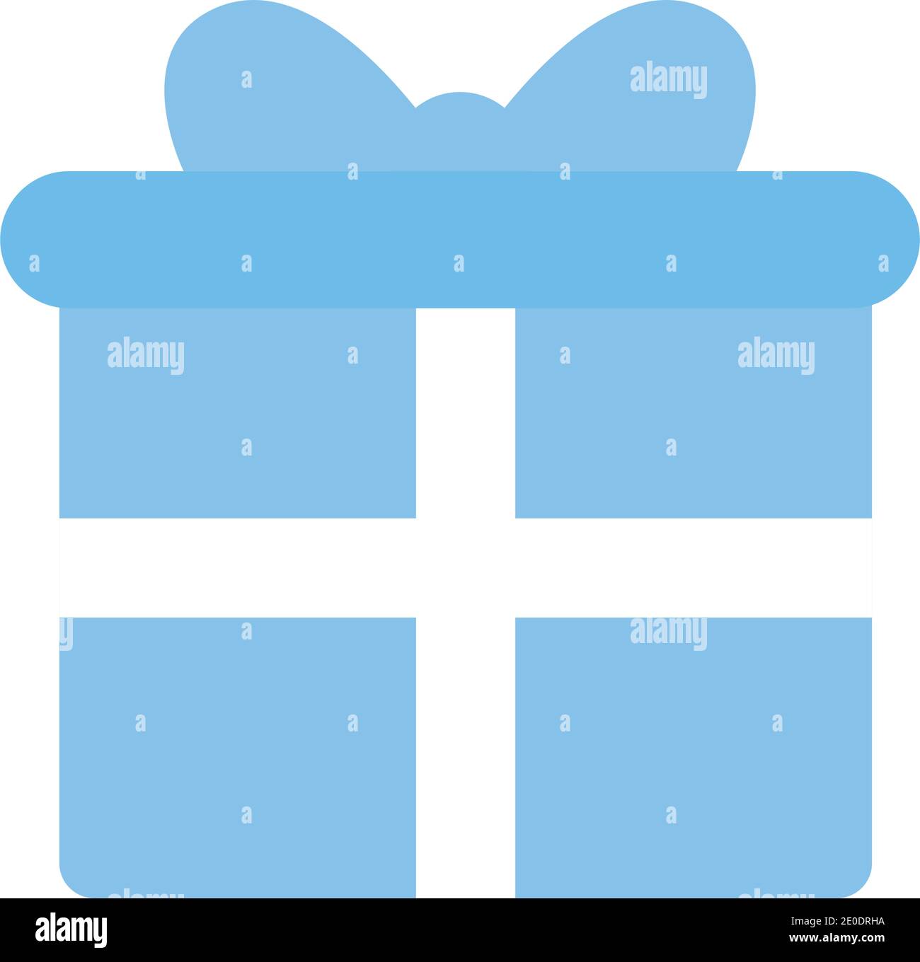 gift box with a blue color Stock Vector Image & Art - Alamy