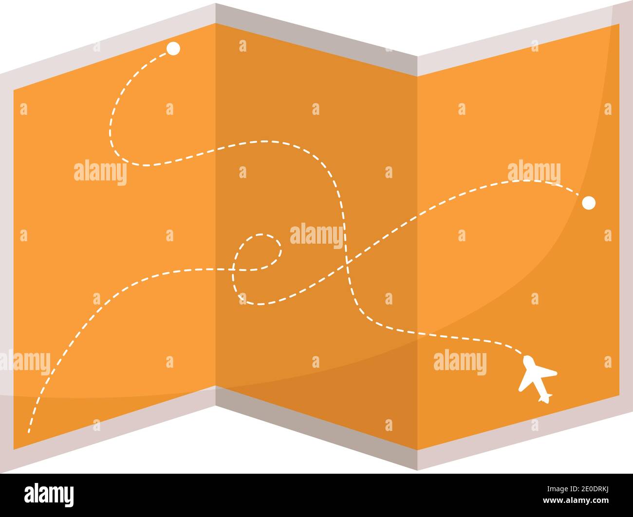 orange map on a white background Stock Vector Image & Art - Alamy