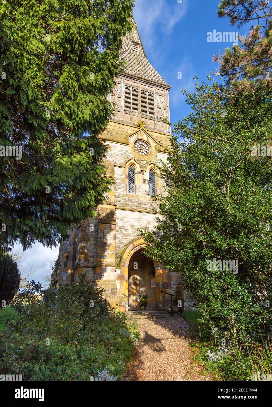 St. Andrews Church in Temple Grafton near Alcester in Warwickshire ...