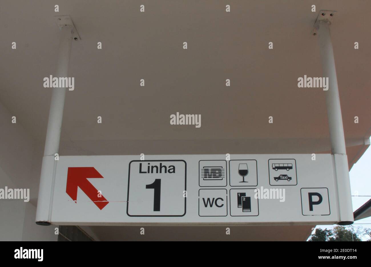Station timetable railroad. Sign information from train station ...
