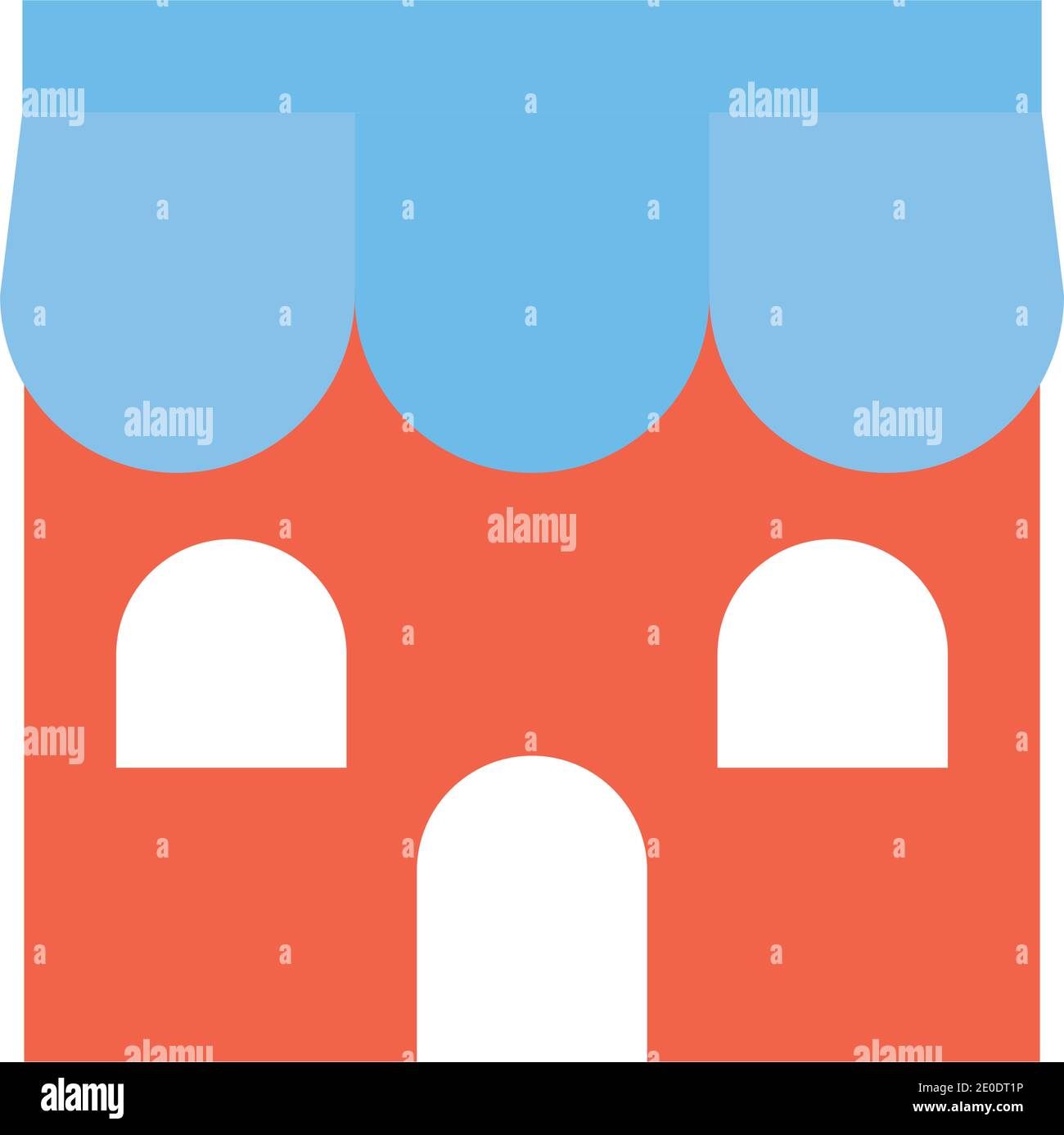 red store on a white background Stock Vector Image & Art - Alamy