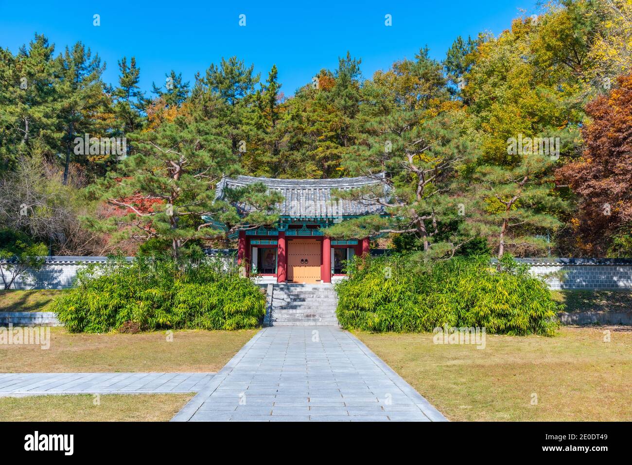 Shrine at Buyeo, Republic of Korea Stock Photo - Alamy