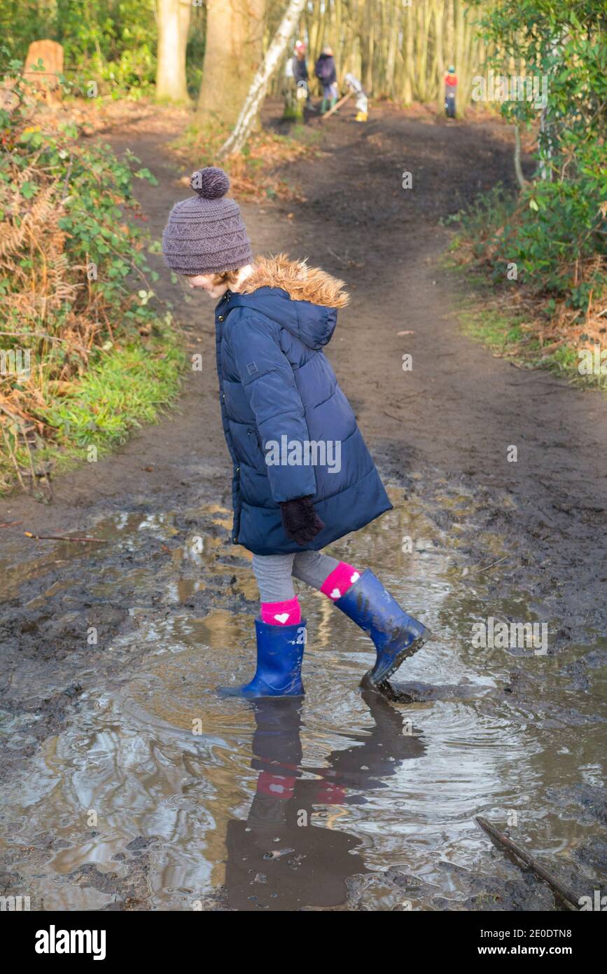 Child puddle mother hi-res stock photography and images - Alamy