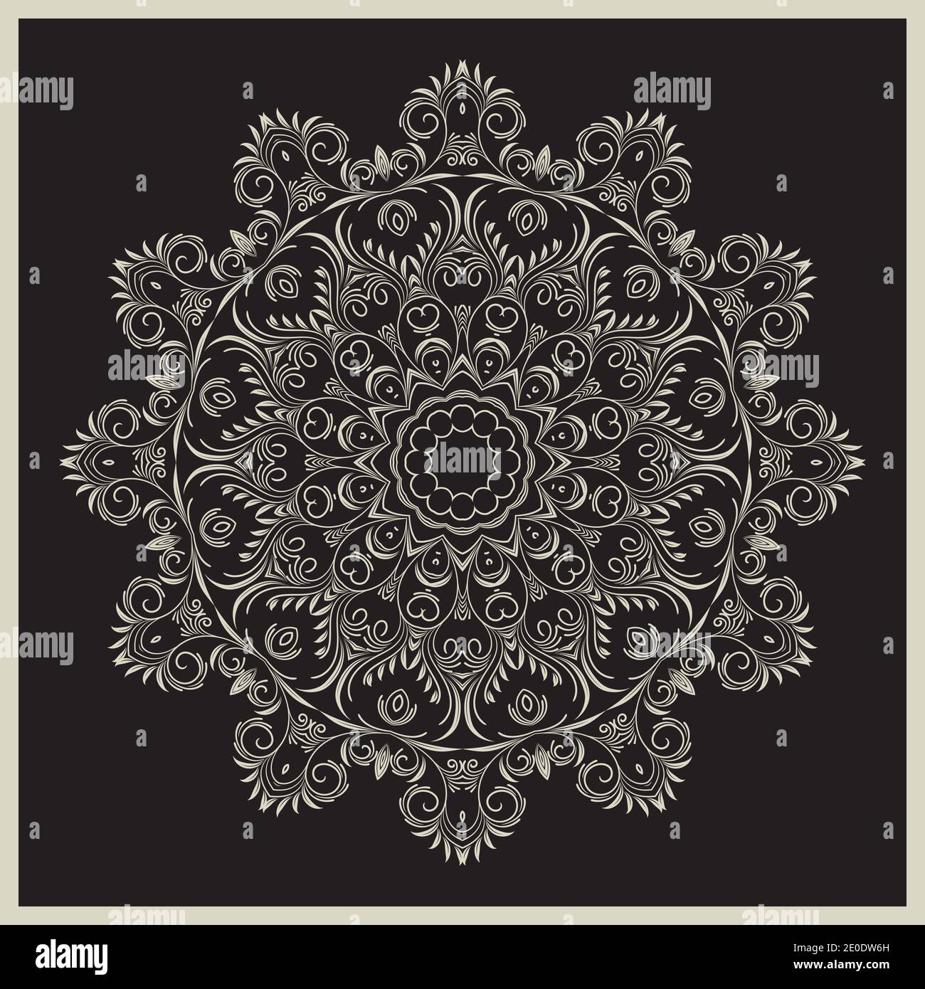 Mandala round hi-res stock photography and images - Alamy