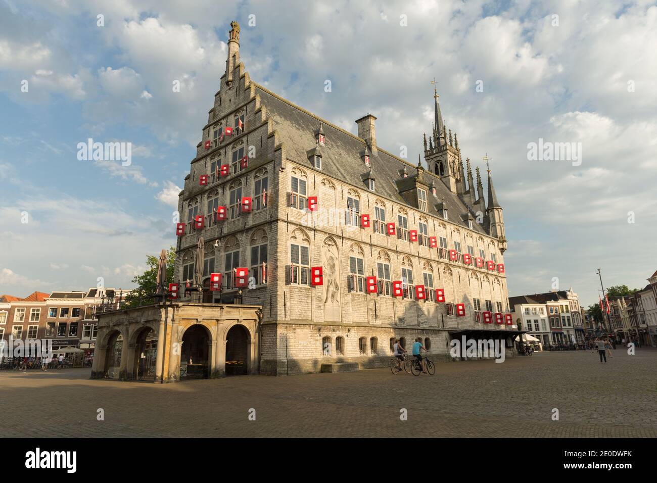 Historic Town Hall, or Stadhuis Gouda Stock Photo - Alamy