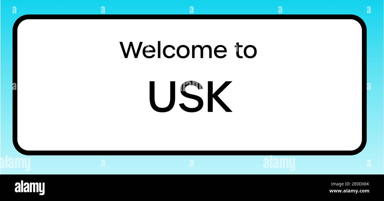 Usk logo hi-res stock photography and images - Alamy